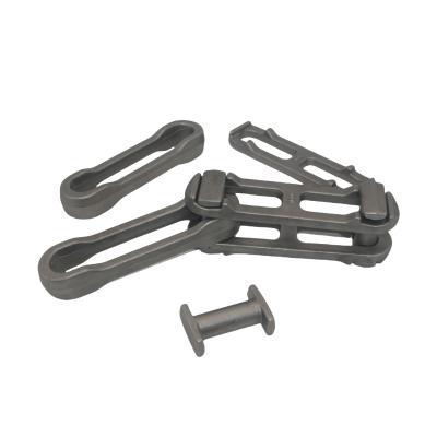 China Solid Link Drop Forged Chain 80×100mm HRC 40-45 for Heavy-Duty Mining Machinery Applications for sale