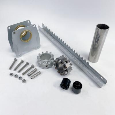 China Hot Dip Galvanized Steel Sliding Gear System HRC 40-50 for Greenhouse Ventilation for sale