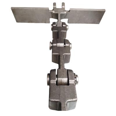 China Industrial Conveyor Chain Forged High Tensile Force Embedded Scraper Chain for sale