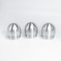 China Precision Aluminum Forging Railing Hardware Round End Caps with ±0.1mm Tolerances and 500 lb Capacity for sale
