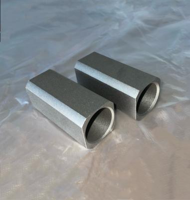 China Precision CNC Machined Seamless Square Tubes with Round Bore - 20-300mm Outer Size, 3-50mm Wall Thickness for sale