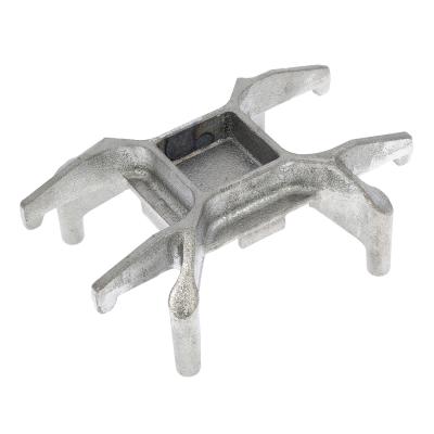 China Forged Steel Base Supports Anchor Brackets Heavy Machinery 50 Ton Load Capacity for sale