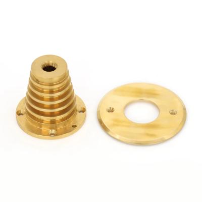 China Precision Brass CNC Machining Parts with ±0.005mm Tolerance and 600×400×300mm Max Size for OEM Prototyping for sale