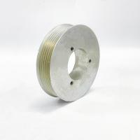 China Precision Forged Aluminum V-Groove Pulley 20-500mm OD with ±0.01mm CNC Tolerance for Industrial Applications for sale