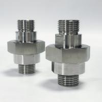 China CNC Precision Stainless Steel High Pressure Double Male Thread Union Check Valve 3000 PSI for sale