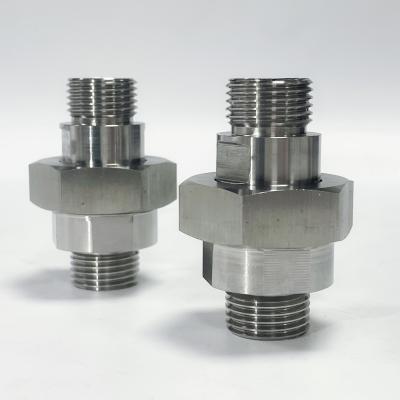 China CNC Precision Stainless Steel High Pressure Double Male Thread Union Check Valve 3000 PSI for sale