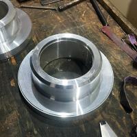 China High Precision Custom CNC Machining Aluminum Alloy Necked Flanges 6061-T6 5083 For Marine Ships for sale