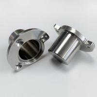 China CNC Turned and Milled Stainless Steel Flange Shaft Sleeve with Internal Thread M6 to M30 for sale