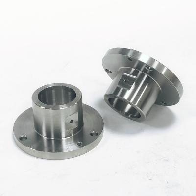 China Precision CNC Machined Stainless Steel Flange Shaft Seat 50-300mm OD for Gas-Liquid Separators for sale