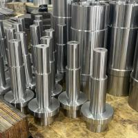 China CNC Machined Forged Flange Dual Stepped Shaft Alloy Steel 50-500mm Heavy Duty for sale