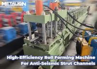 China Anti Seismic Strut Channel Roll Forming Machine with Pre Punched Holes and Stable Production Process for sale