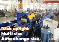 China Heavy Duty Hoist Type Rack Upright Roll Forming Machine 18.5Kw for sale