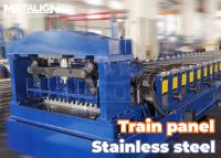China Hydraulic Punching And Cutting Roll Forming Machine For Stainless Steel Metal Trailer Panel Production for sale
