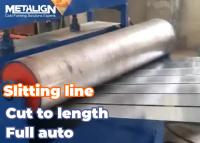 China Fully Automatic Slitting Cutter Machine CTL Recoiling Line 60m/Min for sale