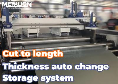 China Auto Change Slitting Cutter Machine To Length Machine Steel coil cutting for sale