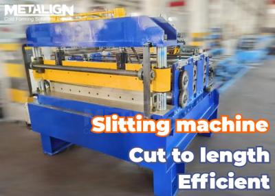 China Easy Operate Steel Coil Slitting Cutter Machine For Regular Scale Production for sale