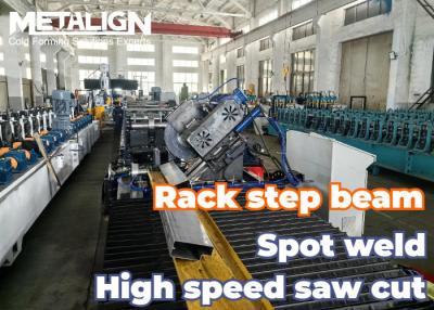 China Step Beam Roll Forming Line With Manual Roll Adjustment And High Production Speed for sale