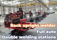 China Fully Automated Upright Rack Roll Forming Machine For Steel Uprights With Consistent Welding for sale