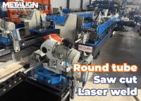 China High Precision Laser Welding Roll Forming Machine For 1mm Thick  Round Pipe Production for sale