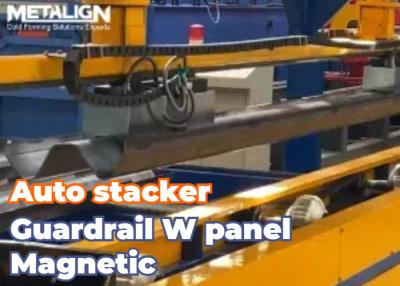 China Guardrail Panel Automatic Stacking Auxiliary Equipment Machine Servo Controlled for sale