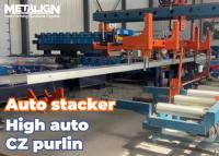 China Magnetic Arm Purlin Stacking Line Auxiliary Equipment With Smart Flipping Function for sale