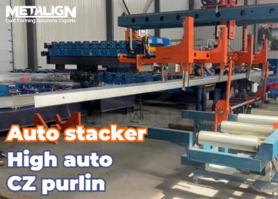 China Magnetic Arm Purlin Stacking Line Auxiliary Equipment With Smart Flipping Function for sale