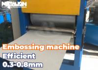 China Single Sheet Feeding Bark Texture Embossing Machine With Customizable Mold And High Precision Roller Feeding System for sale