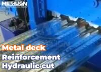 China High Precision Chain Drive Floor Deck Roll Forming Machine For Ribbed Floor Deck Panel for sale