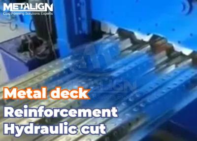 China High Precision Chain Drive Floor Deck Roll Forming Machine For Ribbed Floor Deck Panel for sale