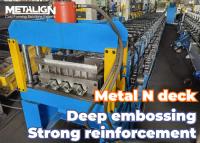 China N Deck Roll Forming Machine With Hole Punching 20m/Min Production Speed for sale