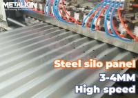 China Grain Silo Roll Forming Machine with Waste Material Collection and Hydraulic Punching for sale