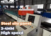 China Hydraulic Punching  Grain Silo Panel Roll Forming Machine Custom Bending for sale