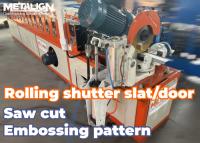 China Electric Decoiler Precision Rollformers Metal Slat Production Line Space Saving for sale