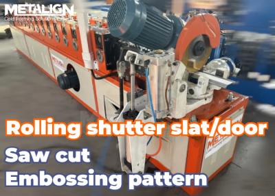 China Electric Decoiler Precision Rollformers Metal Slat Production Line Space Saving for sale