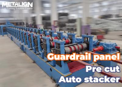 China High Efficiency Hydraulic Punching Roll Former Machine For Highway Guardrail Machine for sale