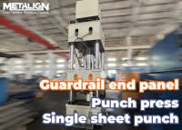 China Hydraulic Punching Line End Tail Plates Highway Guardrail Forming Machine 3–4mm Cold Rolled Steel for sale