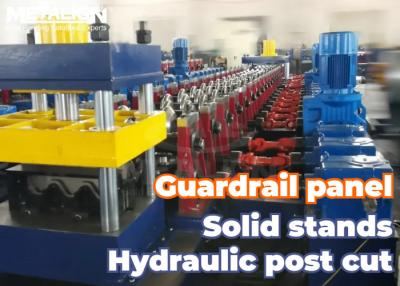 China 15m/Min High Precision W Panel Roll Highway Guardrail Forming Machine For 3–4mm Galvanized Steel for sale