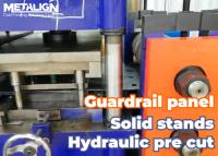 China W Shape Highway Guardrail Forming Machine For Heavy Duty Cold Rolled Steel Panels for sale