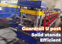 China Compact And Efficient Cold Roll Highway Guardrail Forming Machine W Panel Production for sale