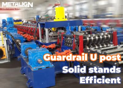 China High Precision W Panel Roll Forming Machine For 3–4mm Galvanized Steel for sale