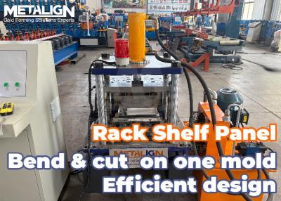 China Plastic Film Coated Cold Rack Roll Forming Machine Production Line For Industrial Rack Panels for sale