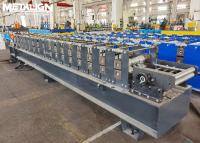 China Chain Drive Roofing Roll Forming Machine For Curved Ridge Cap With Hydraulic Rib Press for sale