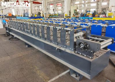 China Chain Drive Roofing Roll Forming Machine For Curved Ridge Cap With Hydraulic Rib Press for sale