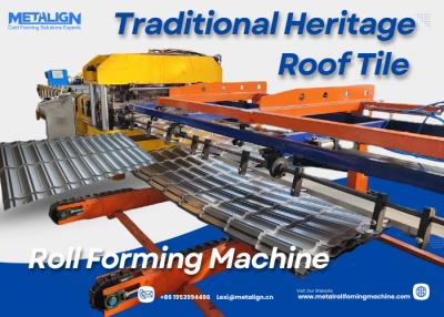 China Traditional Metal Roofing Roll Forming Machine With Hydraulic Punching And Auto Stacker for sale