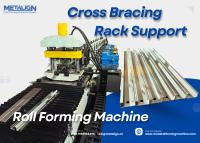 China High Efficiency Rack Roll Forming Machine with 18 Forming Stations and 5.5Kw Motor Power for sale