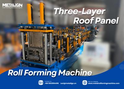 China High Precision Dual-Layer Purlin Roll Forming Machine with 18 Forming Stations and 5.5Kw Motor for sale