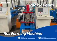 China Clean Cut High Speed Rack Z Beam Rack Roll Forming Machine for sale