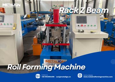 China Clean Cut High Speed Rack Z Beam Rack Roll Forming Machine for sale