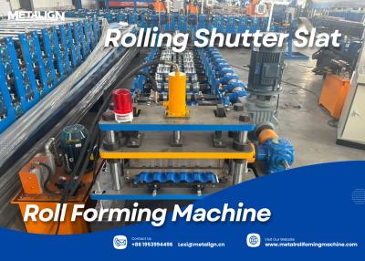 China Australia Rolling Shuatter Slat Efficient Shutter Door Frame Roll Forming Machine for sale