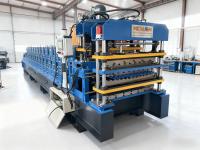China Triple Roof Panel Three Layer Roofing Roll Forming Machine for Metal Sheet for Sale for sale